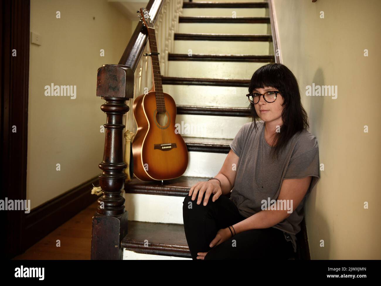 Sydney based singer songwriter Caitlin Park poses for a photograph at ...