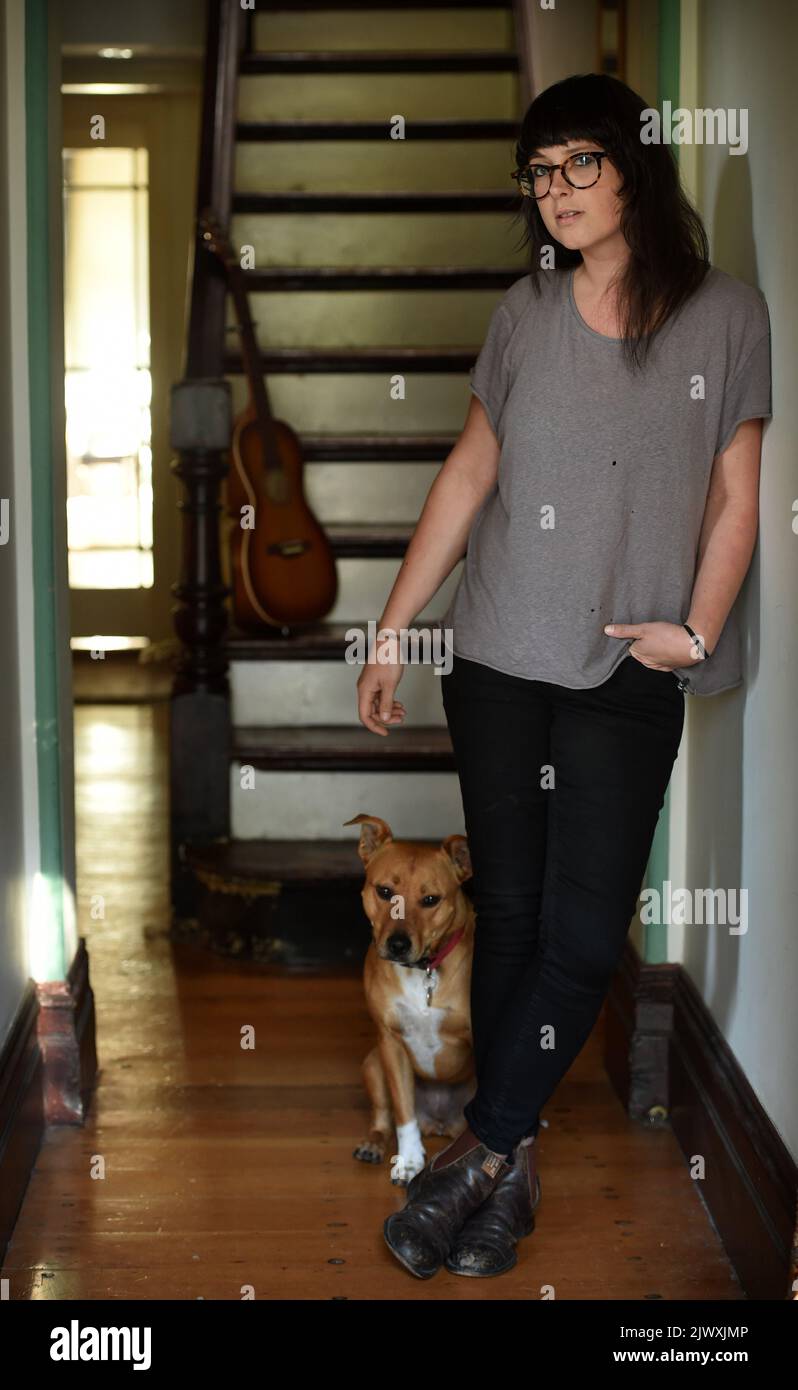 Sydney based singer songwriter Caitlin Park poses for a photograph at ...