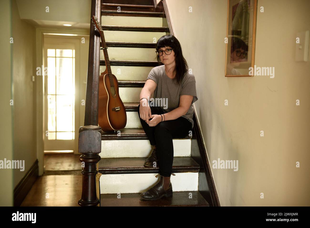 Sydney based singer songwriter Caitlin Park poses for a photograph at ...