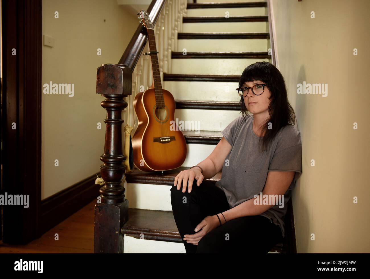 Sydney based singer songwriter Caitlin Park poses for a photograph at ...