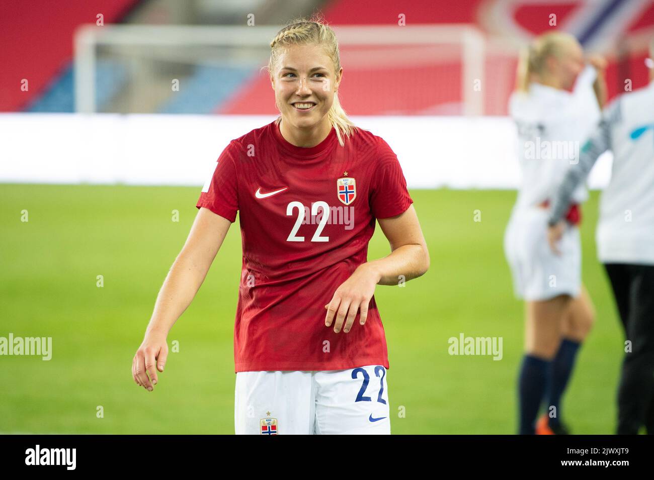 Oslo, Norway. 06th Sep, 2022. Sophie Haug (22) of Norway seen after the ...
