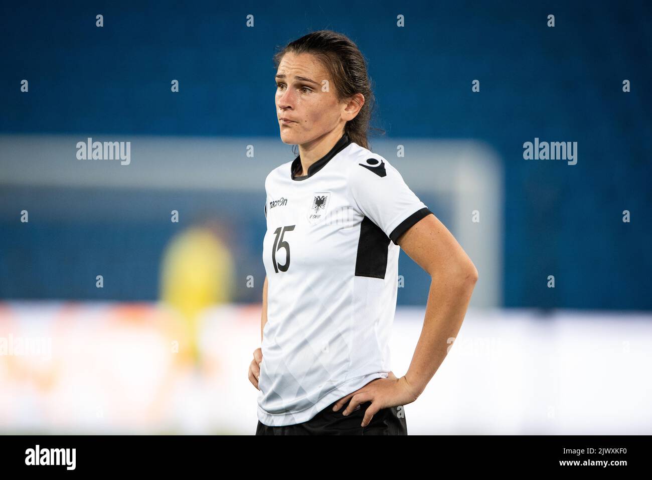 Oslo, Norway. 06th Sep, 2022. Gresa Berisha (15) of Albania seen during ...