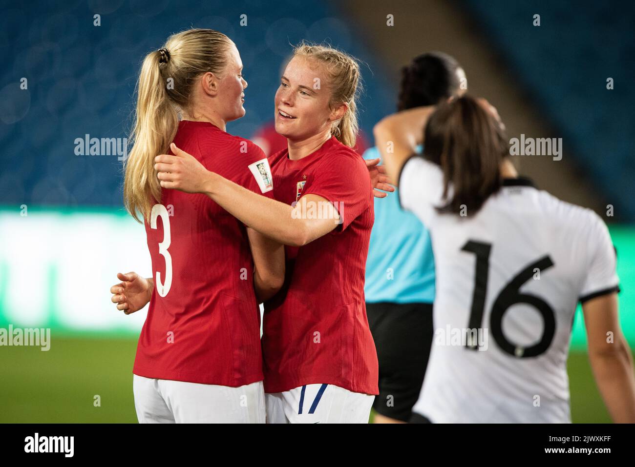 Oslo, Norway. 06th Sep, 2022. Mathilde Hauge Harviken (3) and Julie ...