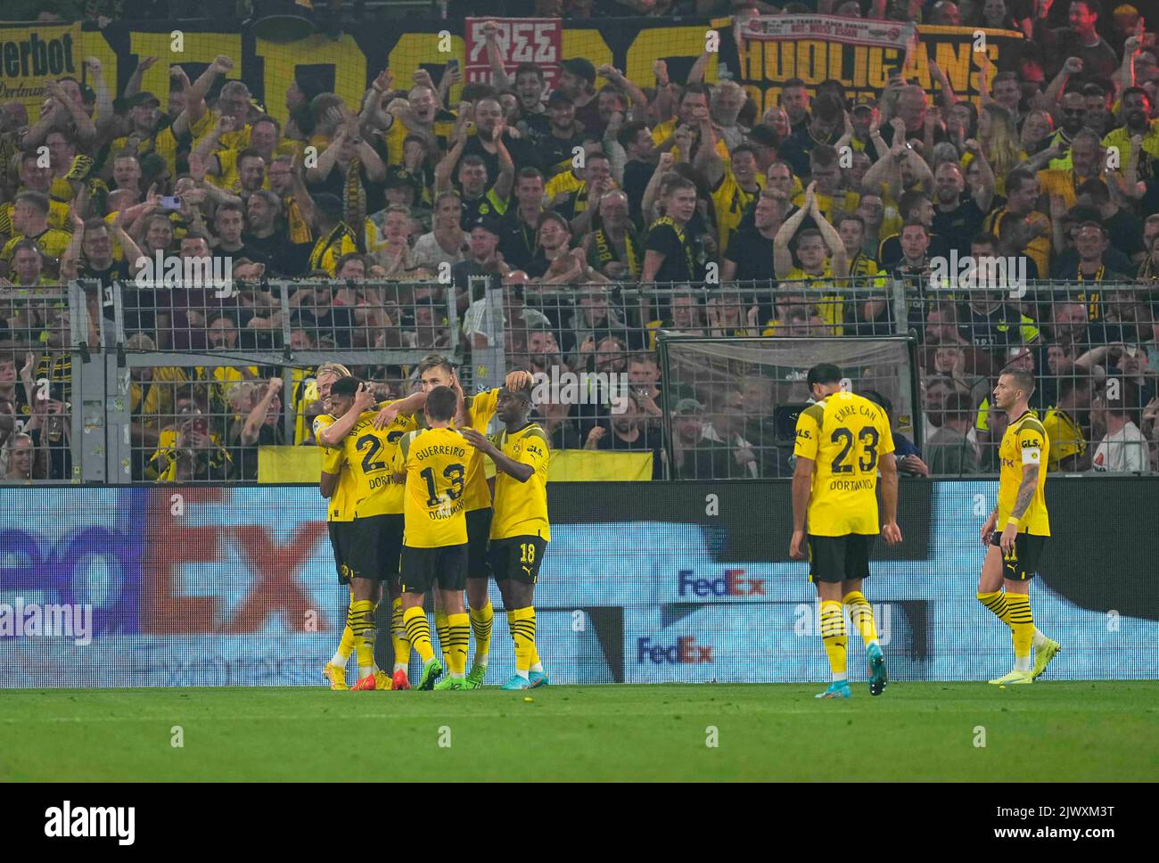 September 6, 2022: Jude Bellingham (Borussia Dortmund) celebrates ...