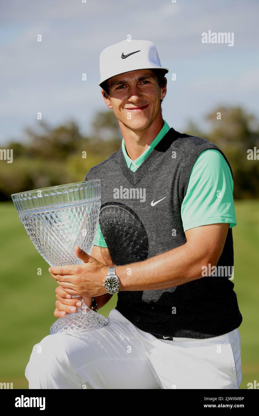 Danish golfer Thorbjorn Olesen winner of the Perth International at ...