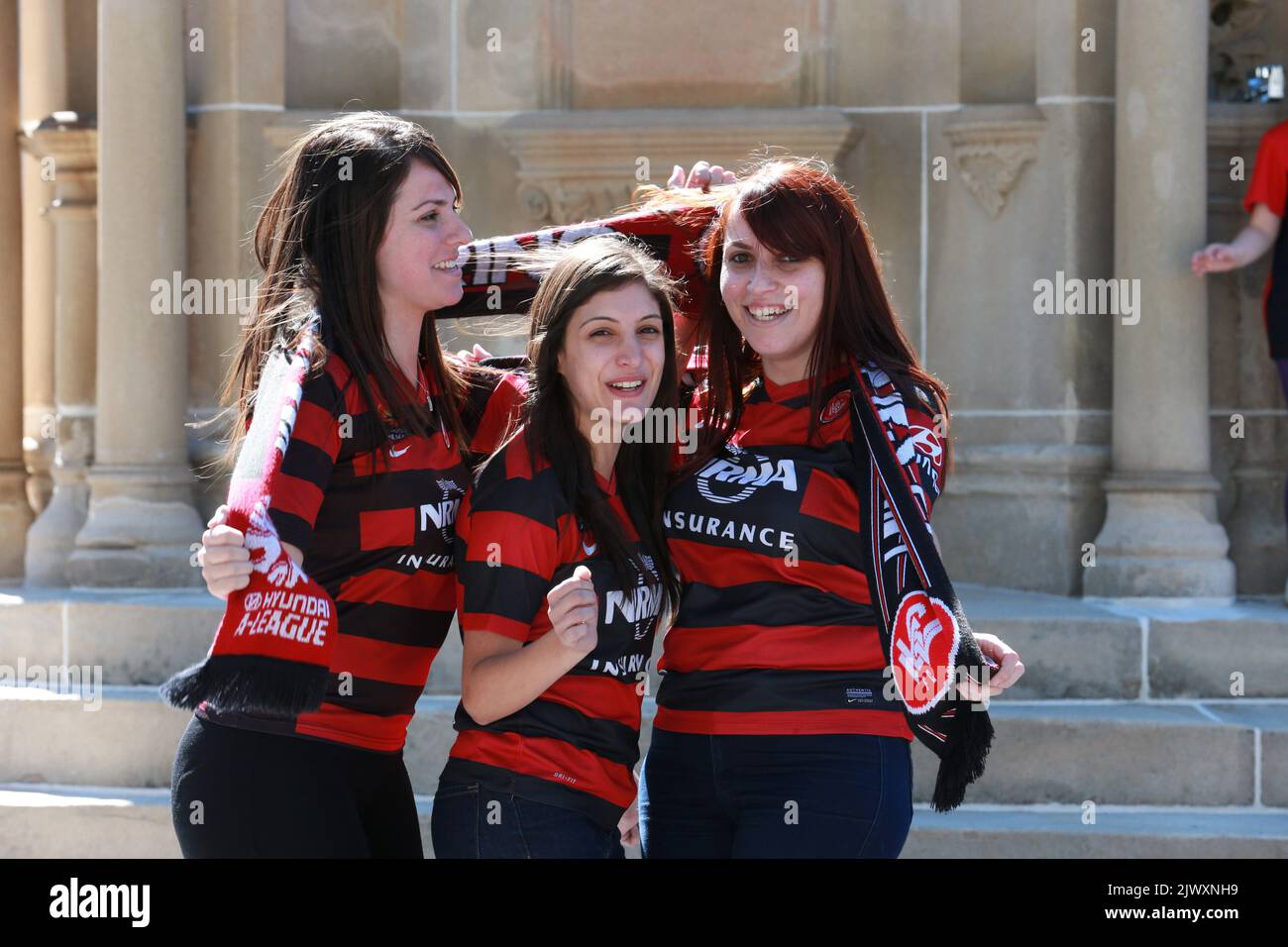 Western Sydney Wanderers fans continue to celebrate into the morning ...