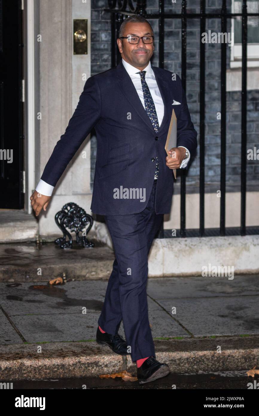 Downing Street, London, UK. 6th Sep, 2022. James Cleverly, MP for ...