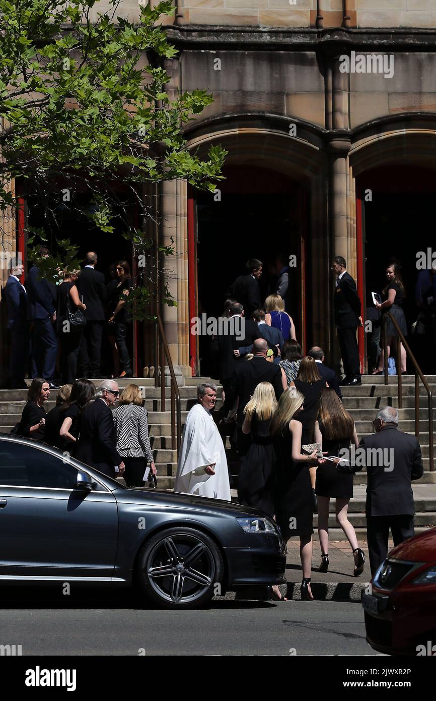 Family members father Simon, brother Harry and mother Kirsty arrive for ...
