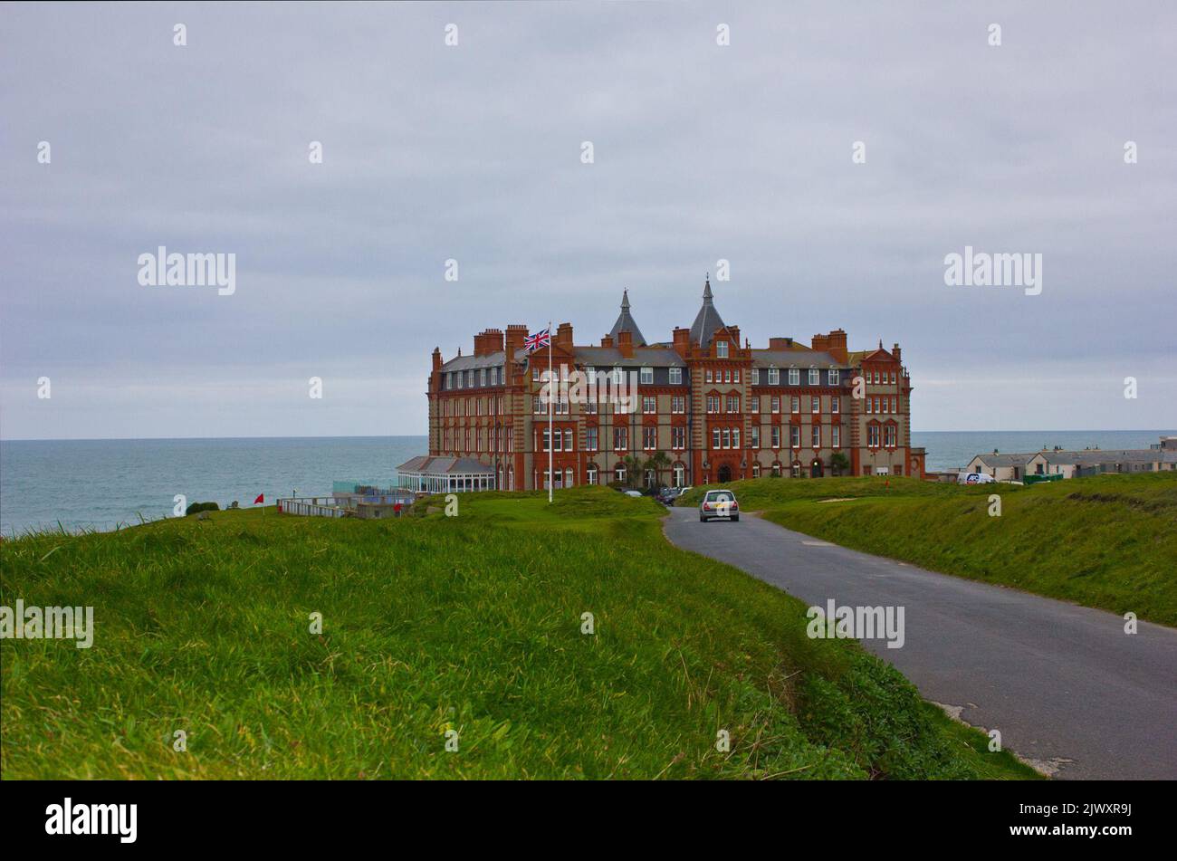 Headland hotel in Newquay, on the Cornish coast of the UK, was the ...