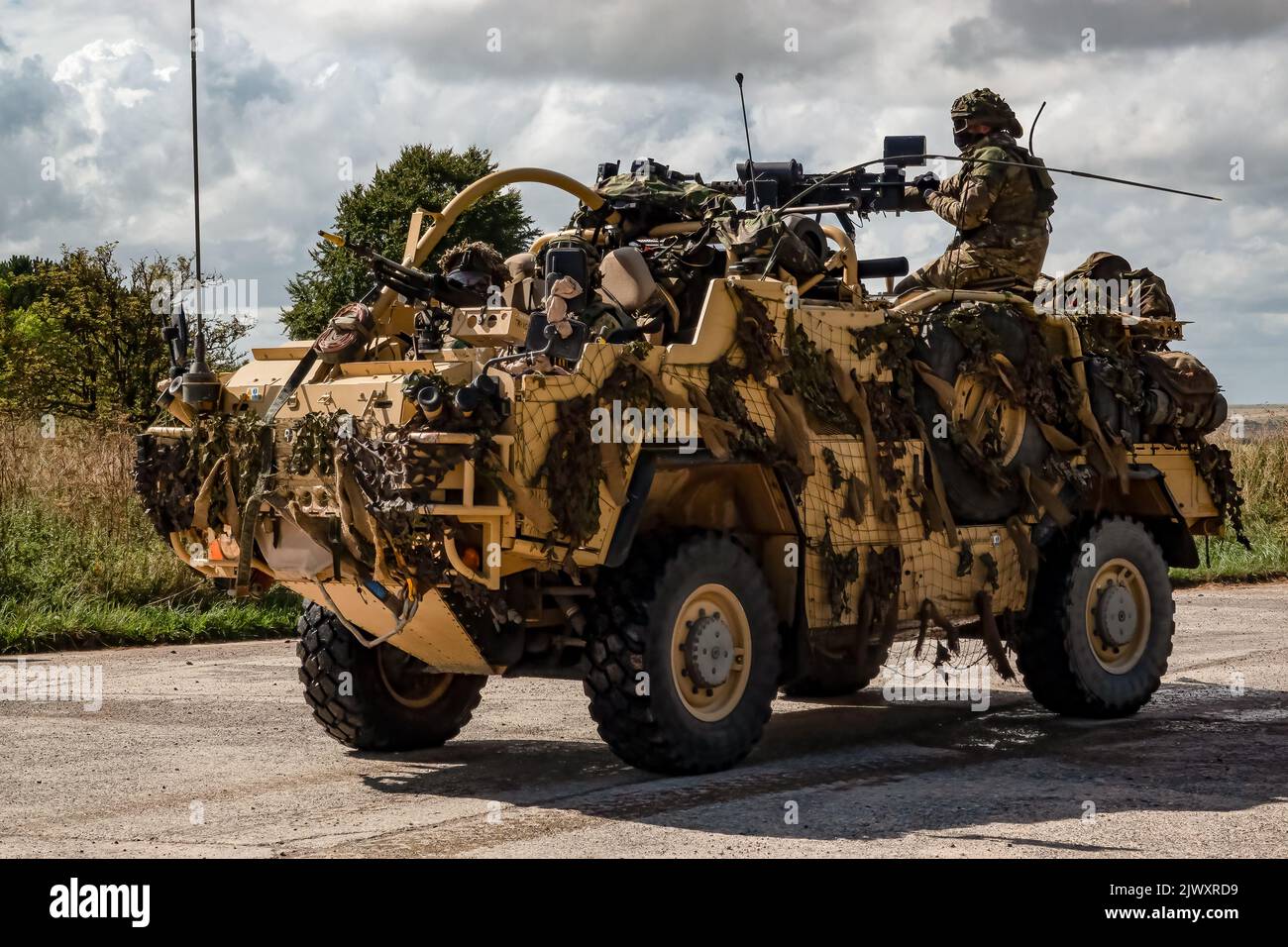 british army Supacat Jackal 4x4 rapid assault, fire support and ...