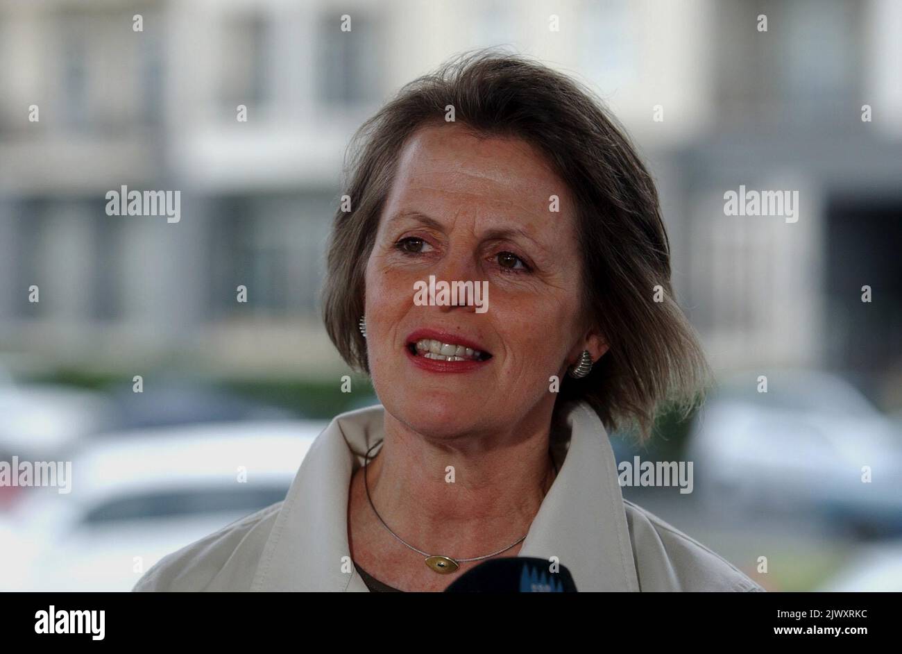 New Democrats leader Senator Lyn Allison at her first press conference ...