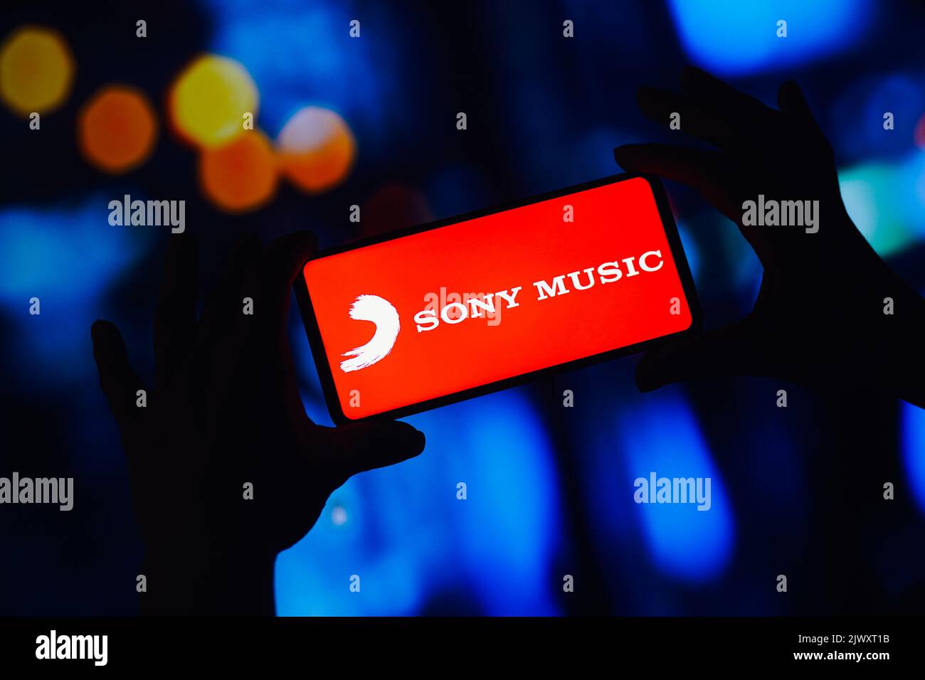 Sony music logo hi-res stock photography and images - Alamy