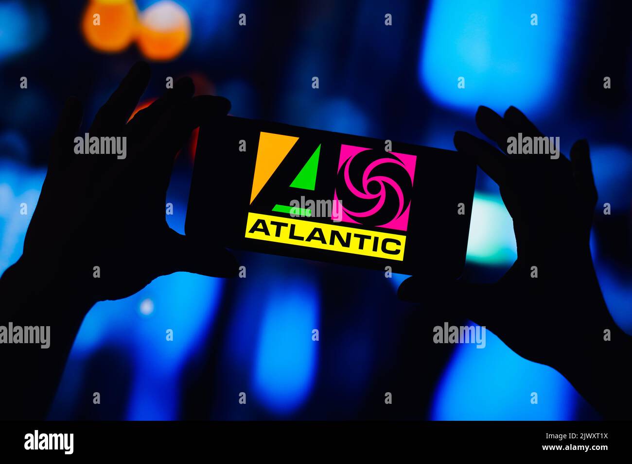 Atlantic records logo hi-res stock photography and images - Alamy