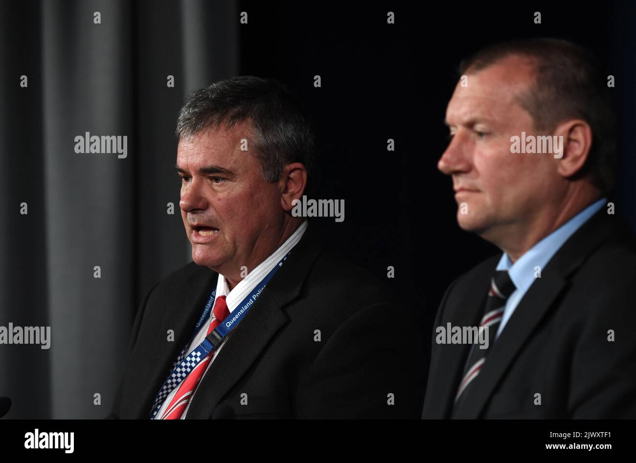 Detective Superintendent Michael Niland and Detective Inspector Terry ...