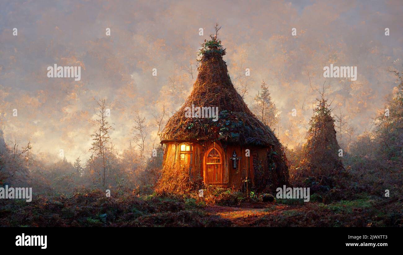 Witch hut forest hi-res stock photography and images - Alamy