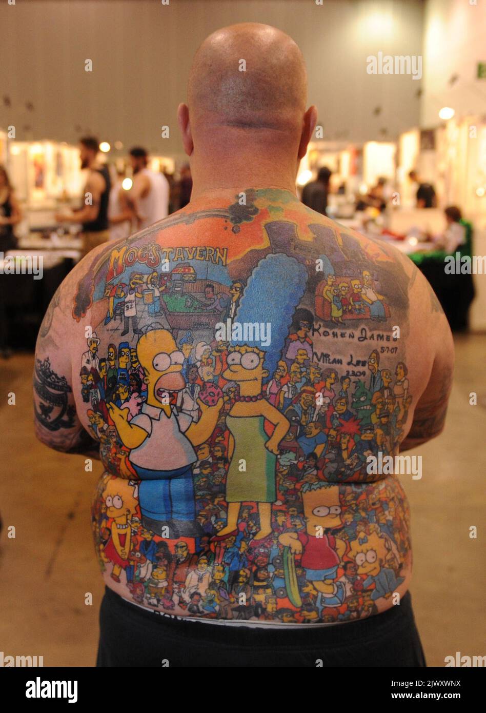 World Record Homer Tattoos