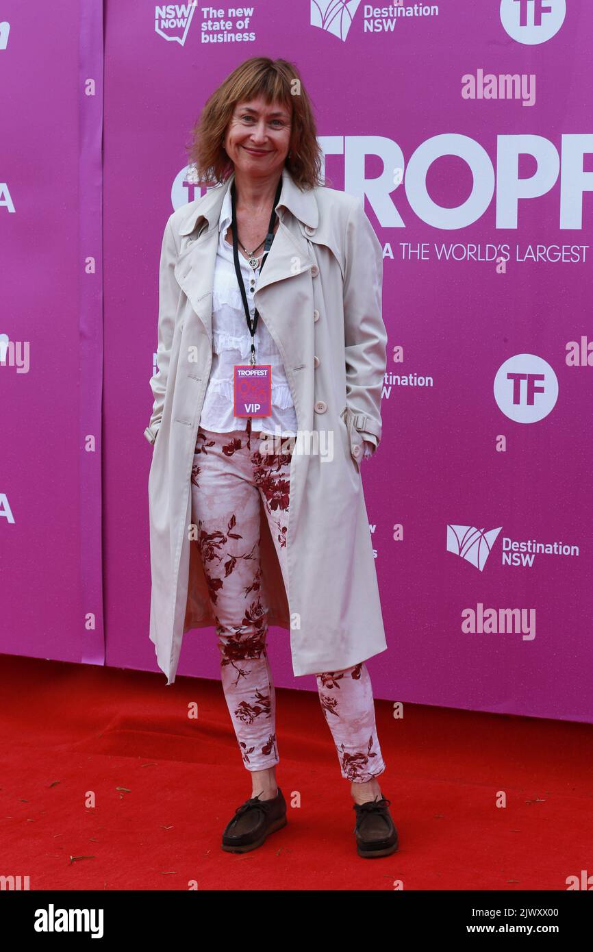 Tracy Mann arrives on the red carpet during Tropfest short film ...