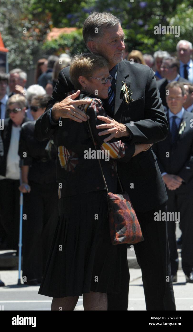 Former minister in the Bracks government Peter Batchelor (right) and ...