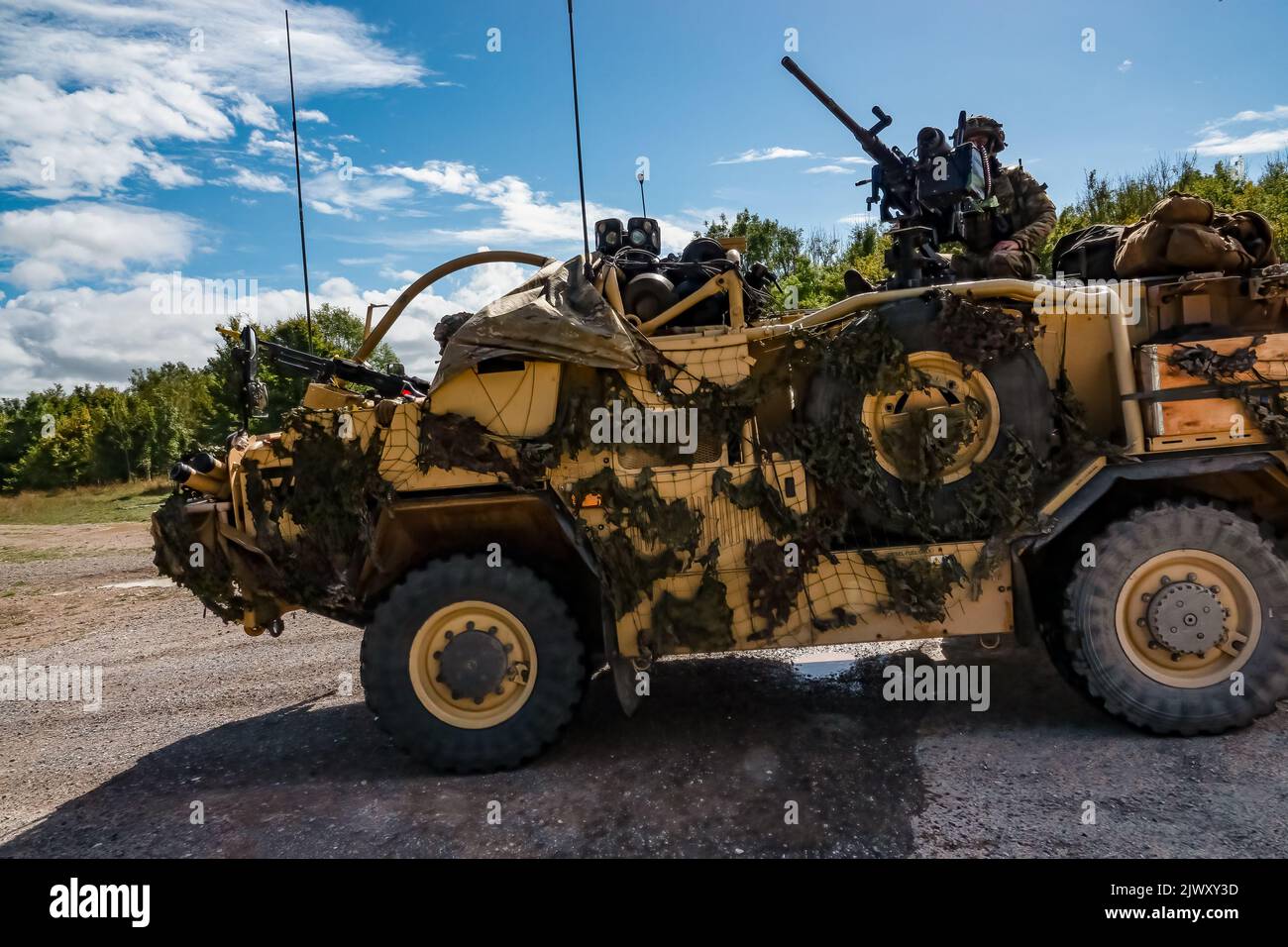 british army Supacat Jackal 4x4 rapid assault, fire support and ...