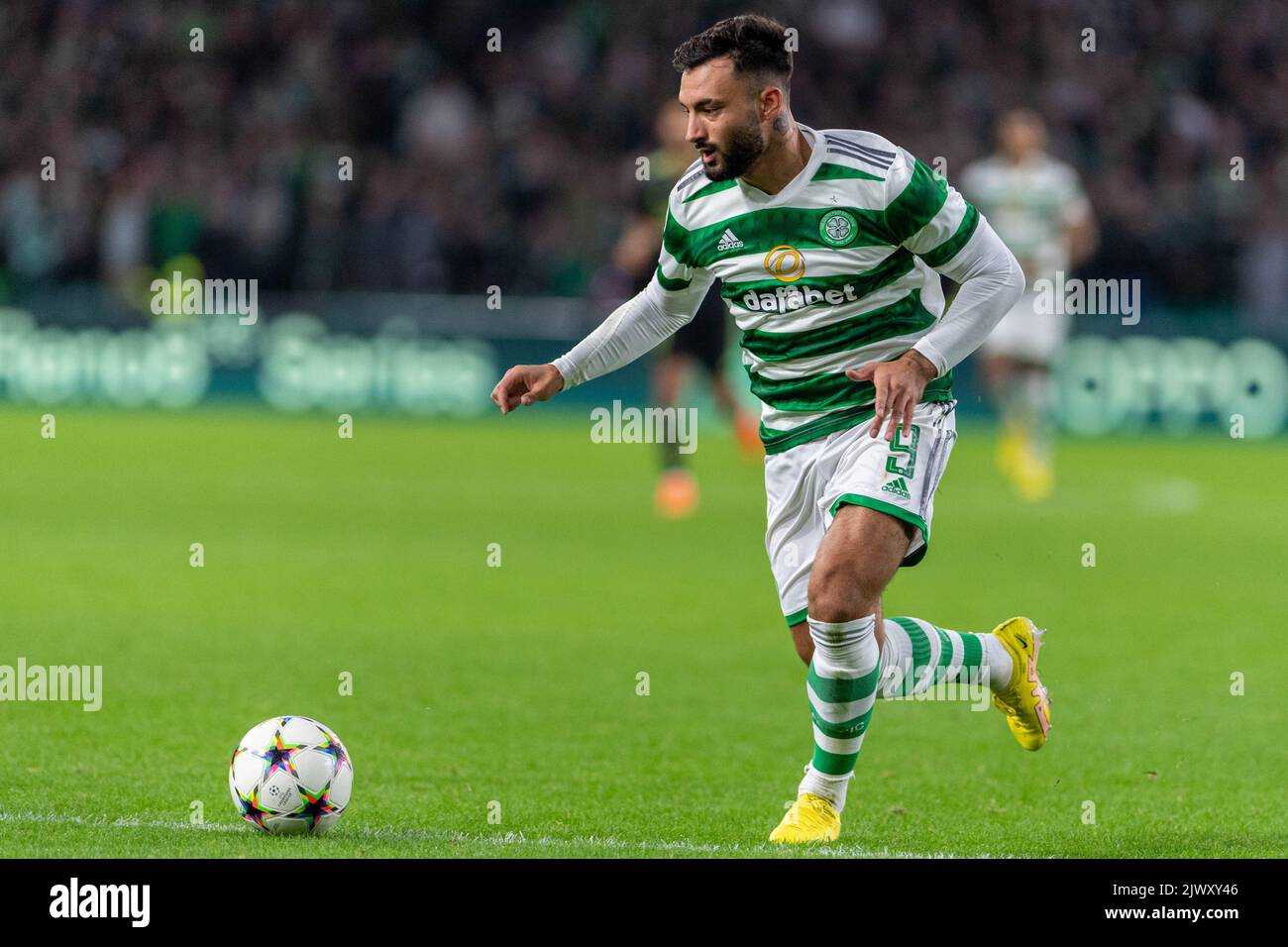 Glasgow, UK. 06th Sep, 2022. Sead Haksabanovic of Celtic during the ...