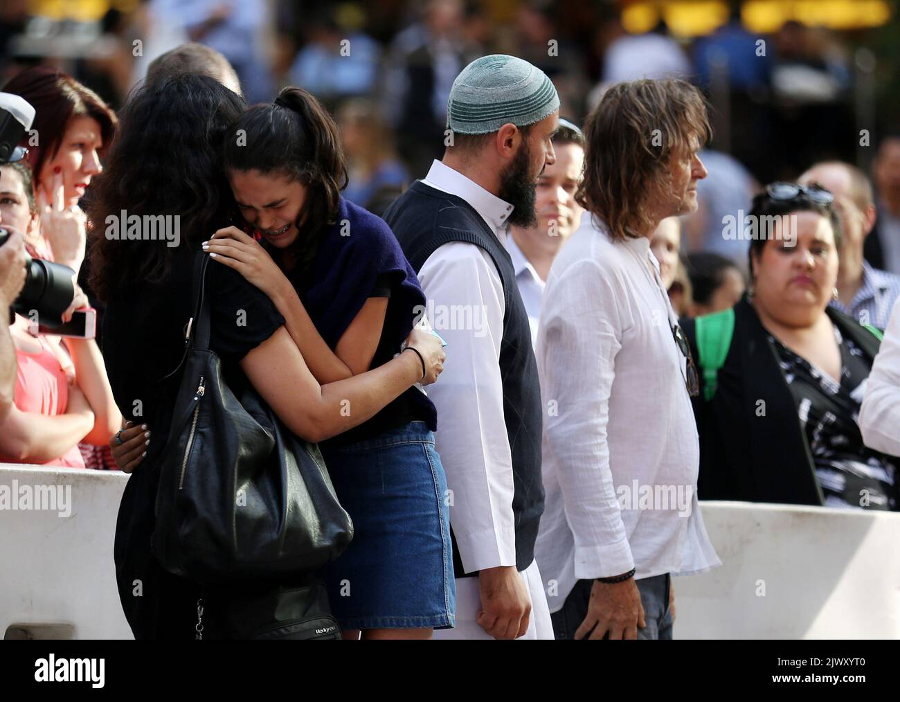 Family members of siege victim Tori Johnson join religious ...