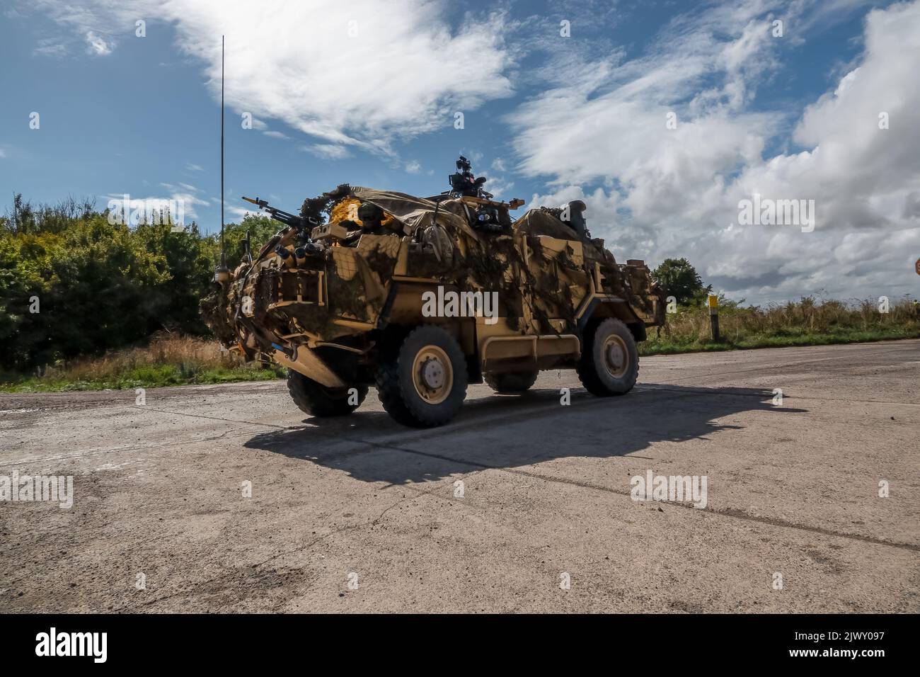 british army Supacat Jackal 4x4 rapid assault, fire support and ...