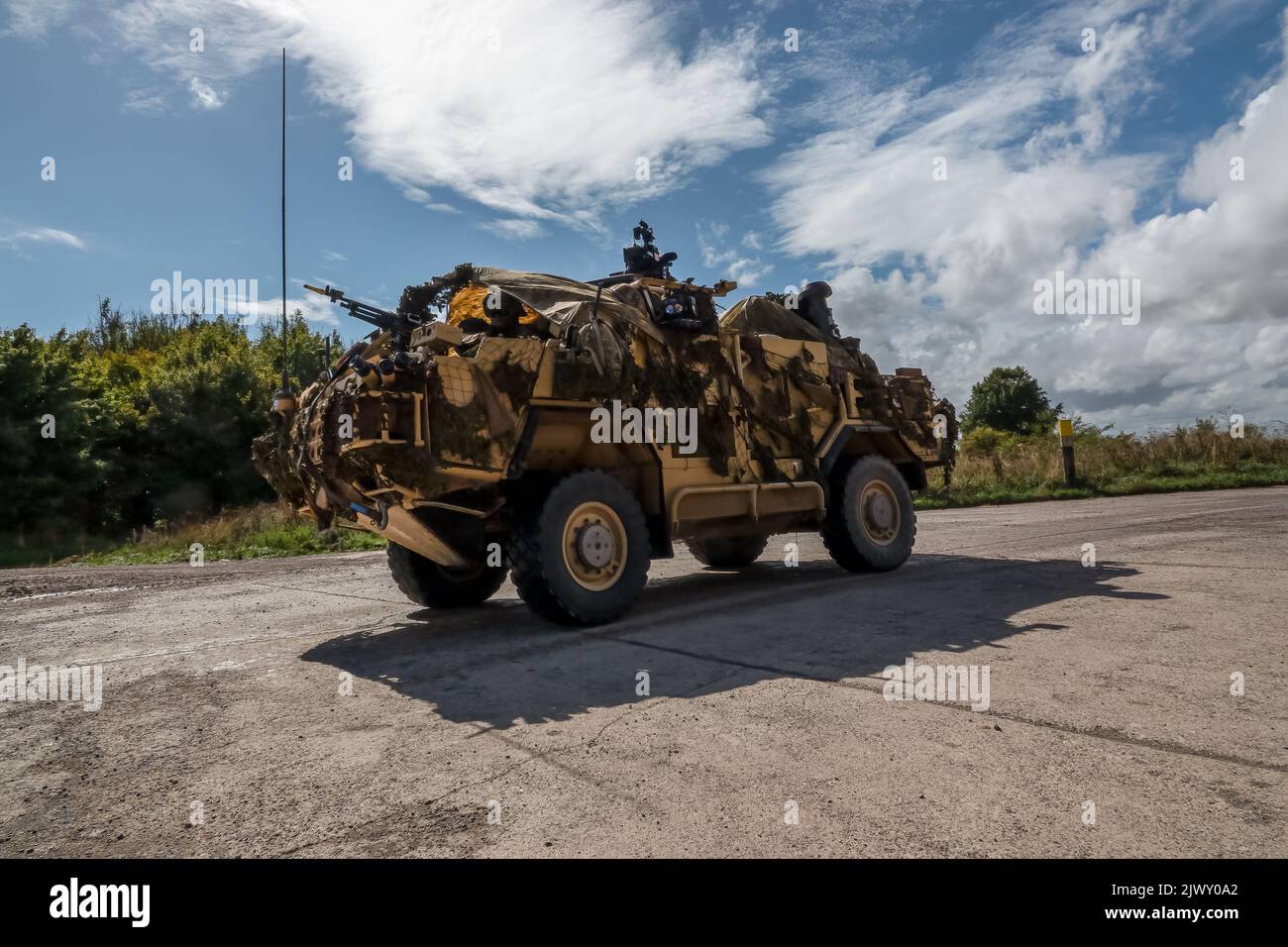 british army Supacat Jackal 4x4 rapid assault, fire support and ...