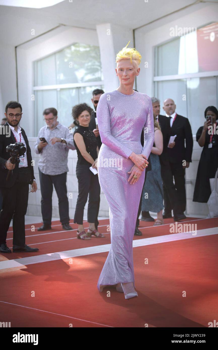 Venezia, Italy. 06th Sep, 2022. Tilda Swinton attends "The Eternal ...