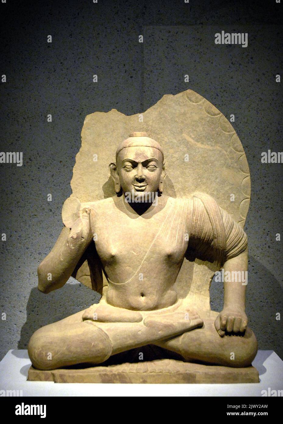 A 2nd-century Seated Buddha from the Mathuran region of northern India ...