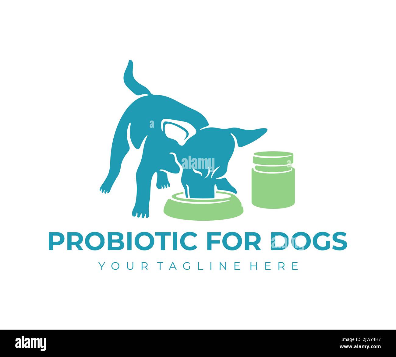 Dog probiotic Stock Vector Images - Alamy