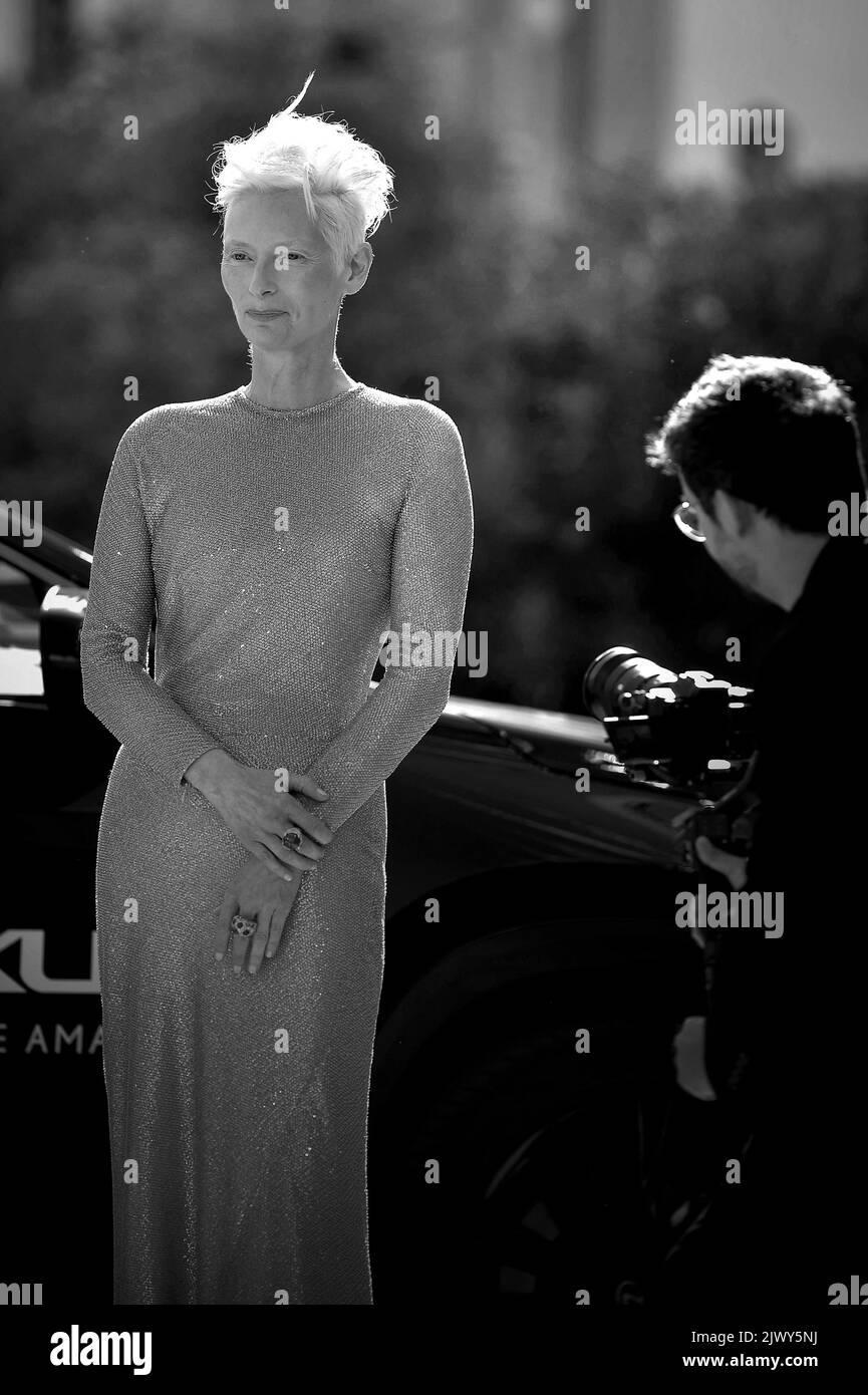 Venezia, Italy. 06th Sep, 2022. Tilda Swinton attends "The Eternal ...