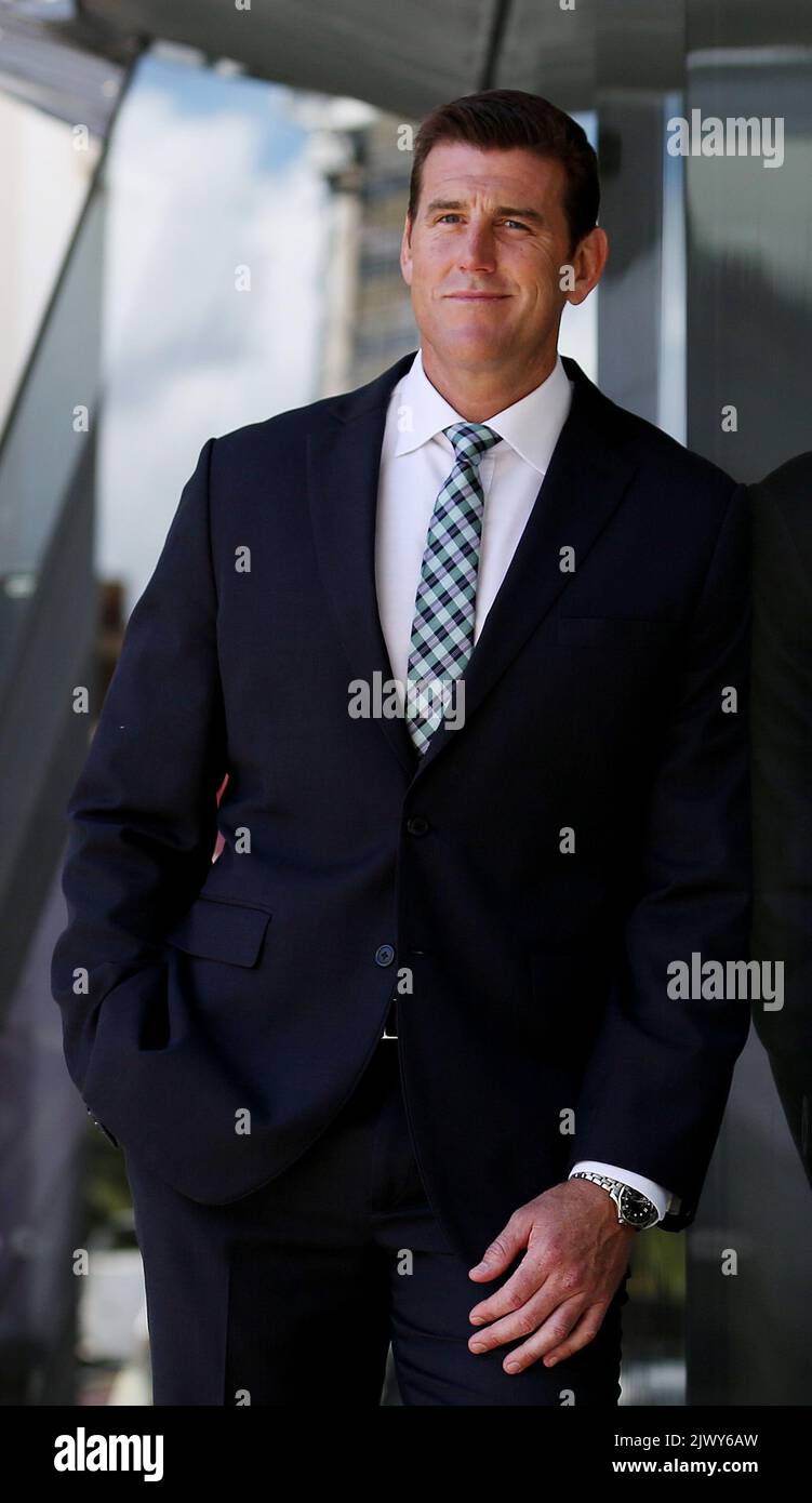 Victoria Cross recipient Ben Roberts-Smith poses for a photograph after ... Victoria Cross recipient Ben Roberts-Smith poses for a photograph after ...
