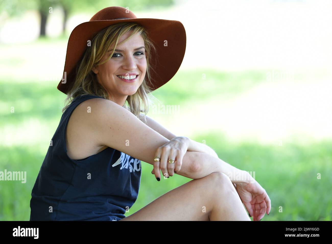 Singer/Songwriter Jenny Queen poses for a photograph during the 43rd ...