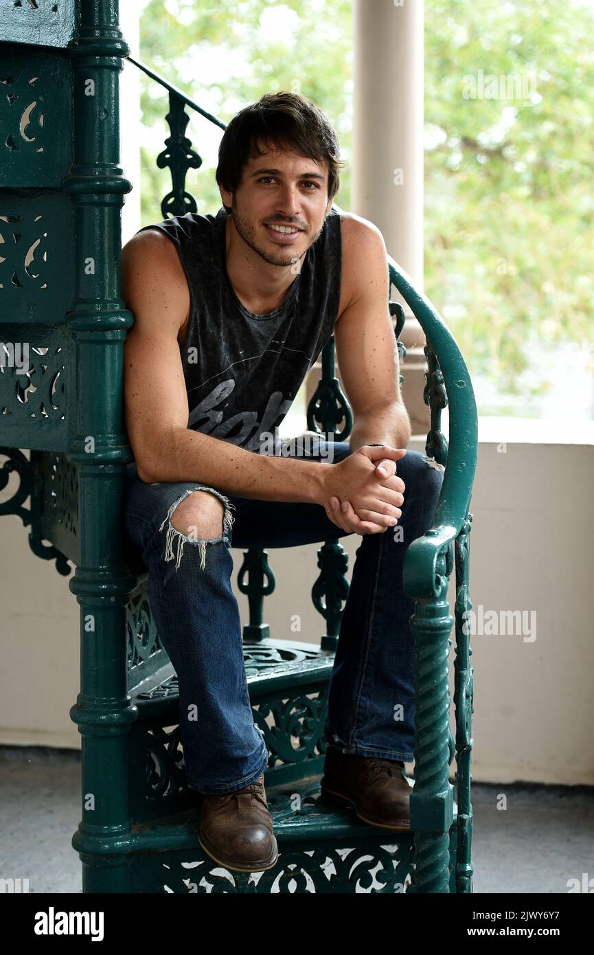 Australian singer/songwriter Morgan Evans poses for a photograph during ...