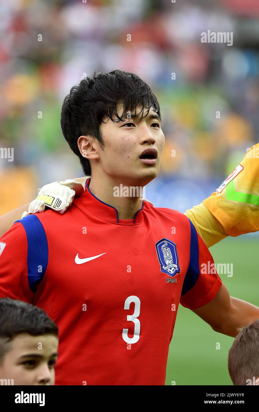 Kim Jin Su of Korea, during the Asian Cup Quarter Final match between ...