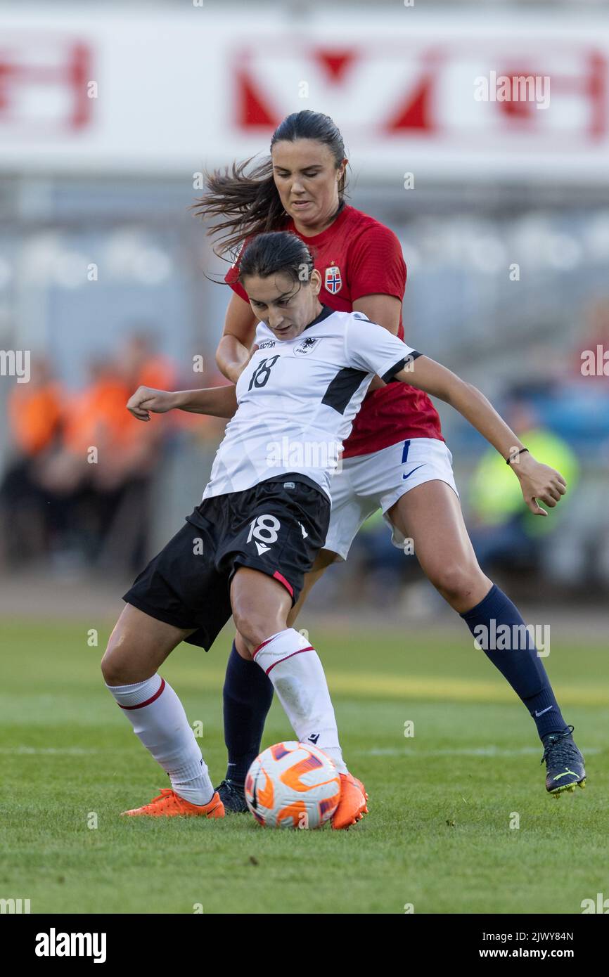 Oslo, Norway 06 September 2022, Ezmiralda Franja of Albania Holds off ...