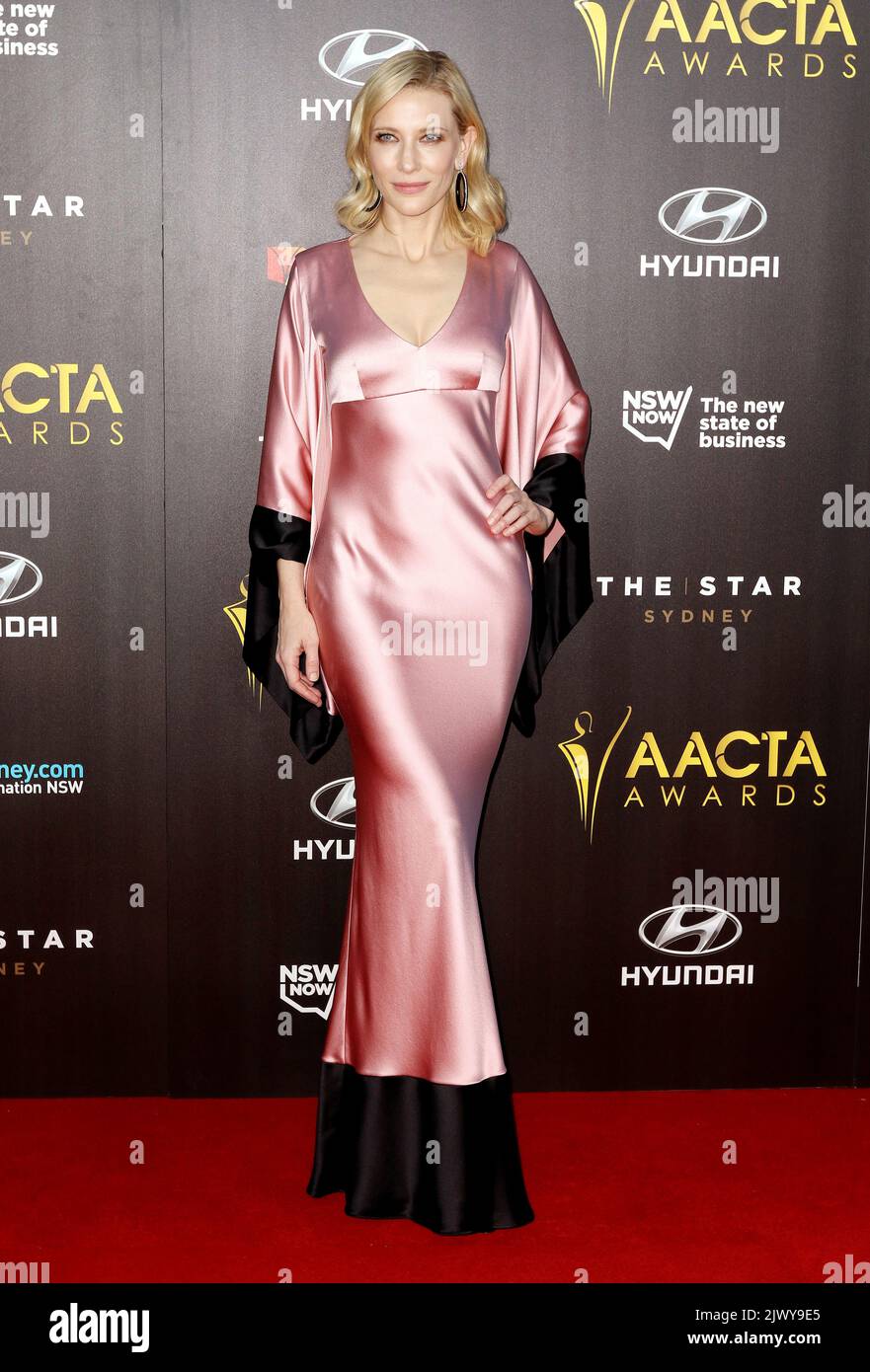 Cate Blanchett on the red carpet at the 2015 AFI AACTA Awards at the ...