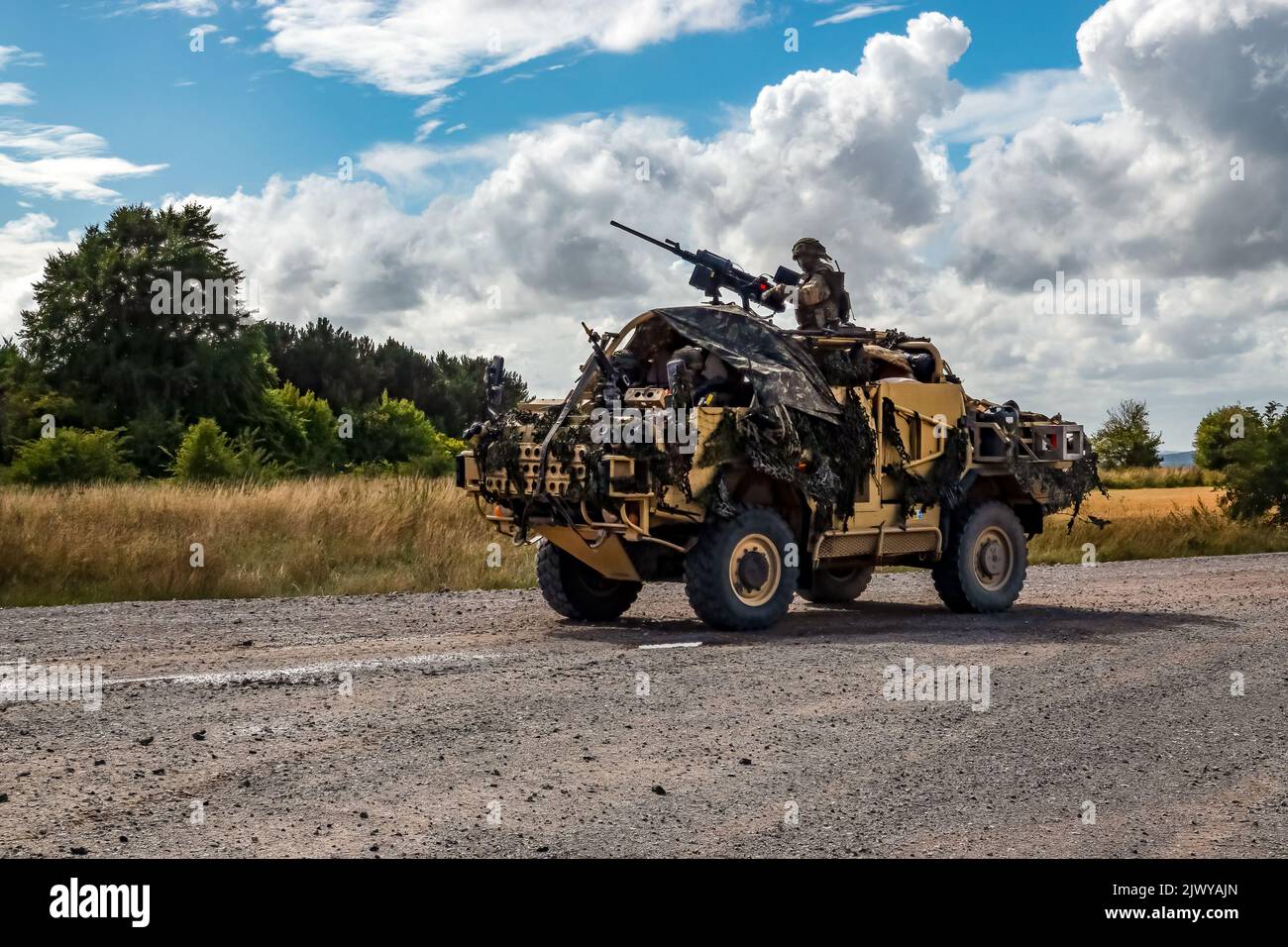 british army Supacat Jackal 4x4 rapid assault, fire support and ...