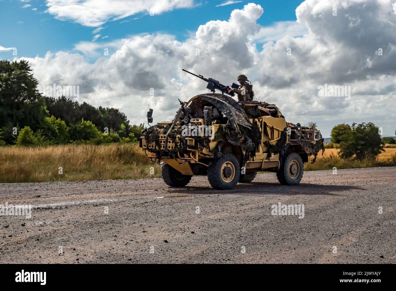 british army Supacat Jackal 4x4 rapid assault, fire support and ...