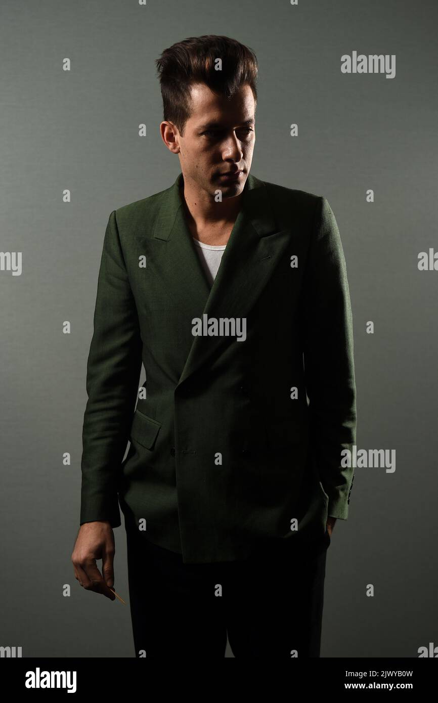 Music producer Mark Ronson poses for a photograph in Sydney on Tuesday ...