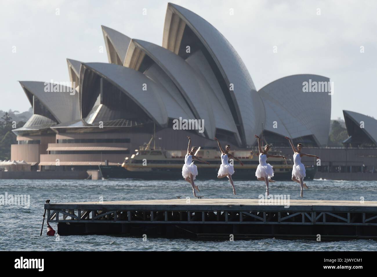 Jade Wood, Jess Fyfe, Eli Fryer and Sharni Spencer from the Australian ...