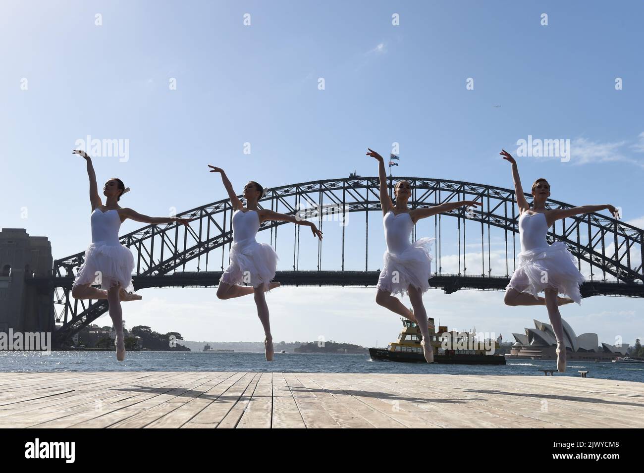 Jade Wood, Jess Fyfe, Eli Fryer and Sharni Spencer from the Australian ...