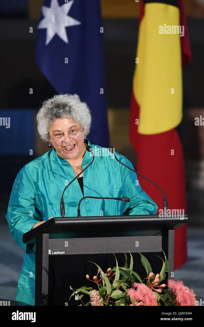 Lilon Bandler, the daughter of Faith Bandler, speaking at The Great ...