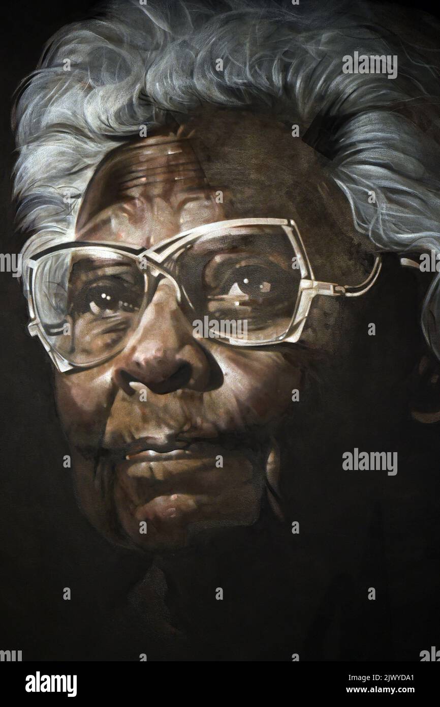 A Portrait of Faith Bandler at The Great Hall at Sydney University ...