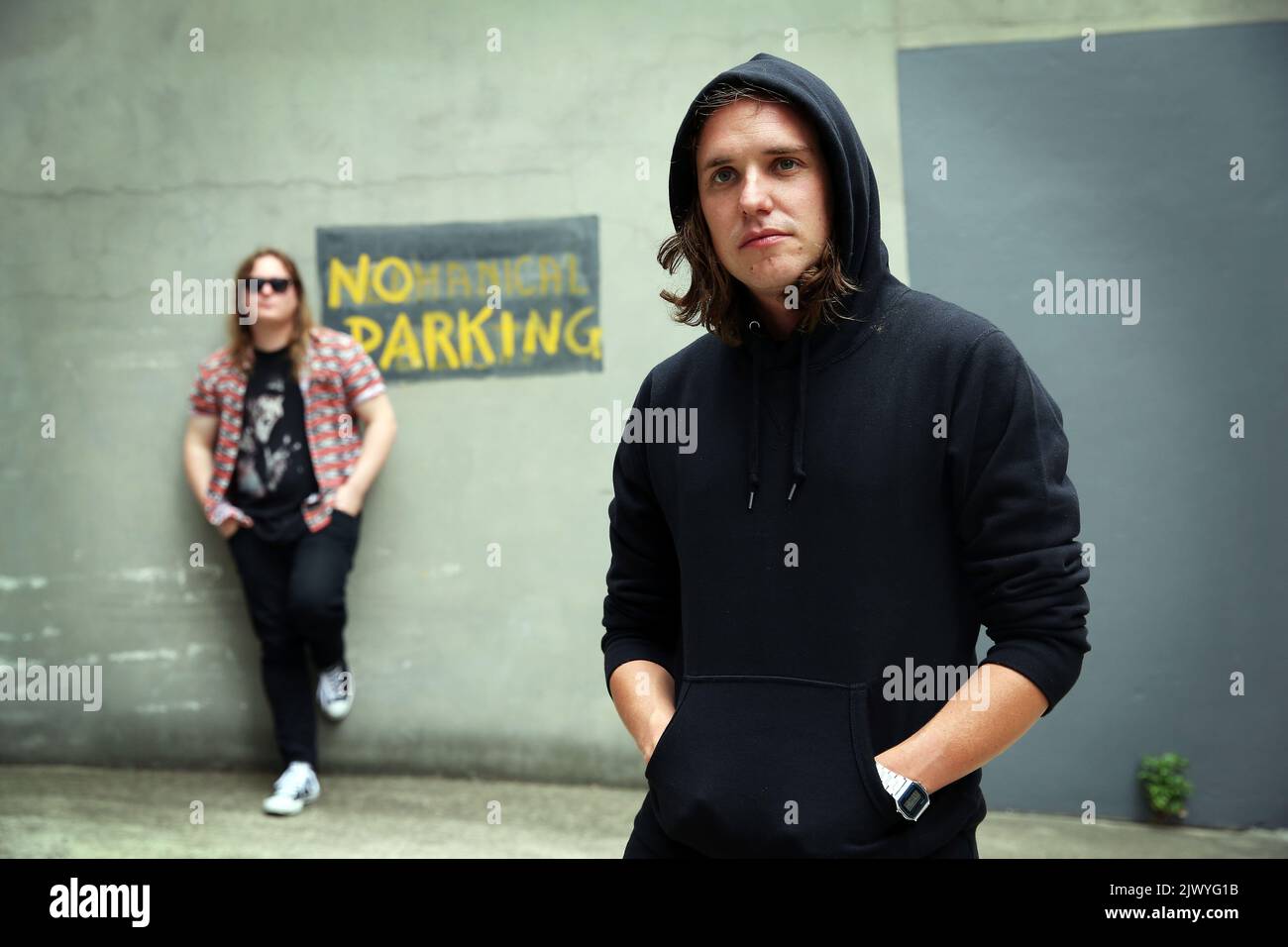 Australian rock Band British India, guitarist Nick Wilson and lead ...