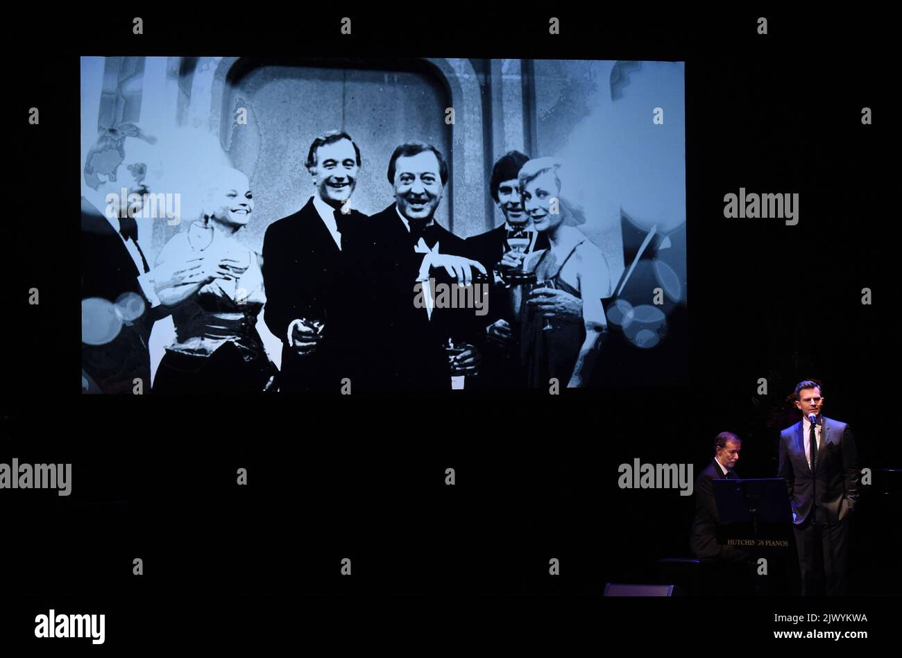Singer David Campbell sings at the Stuart Wagstaff public memorial ...