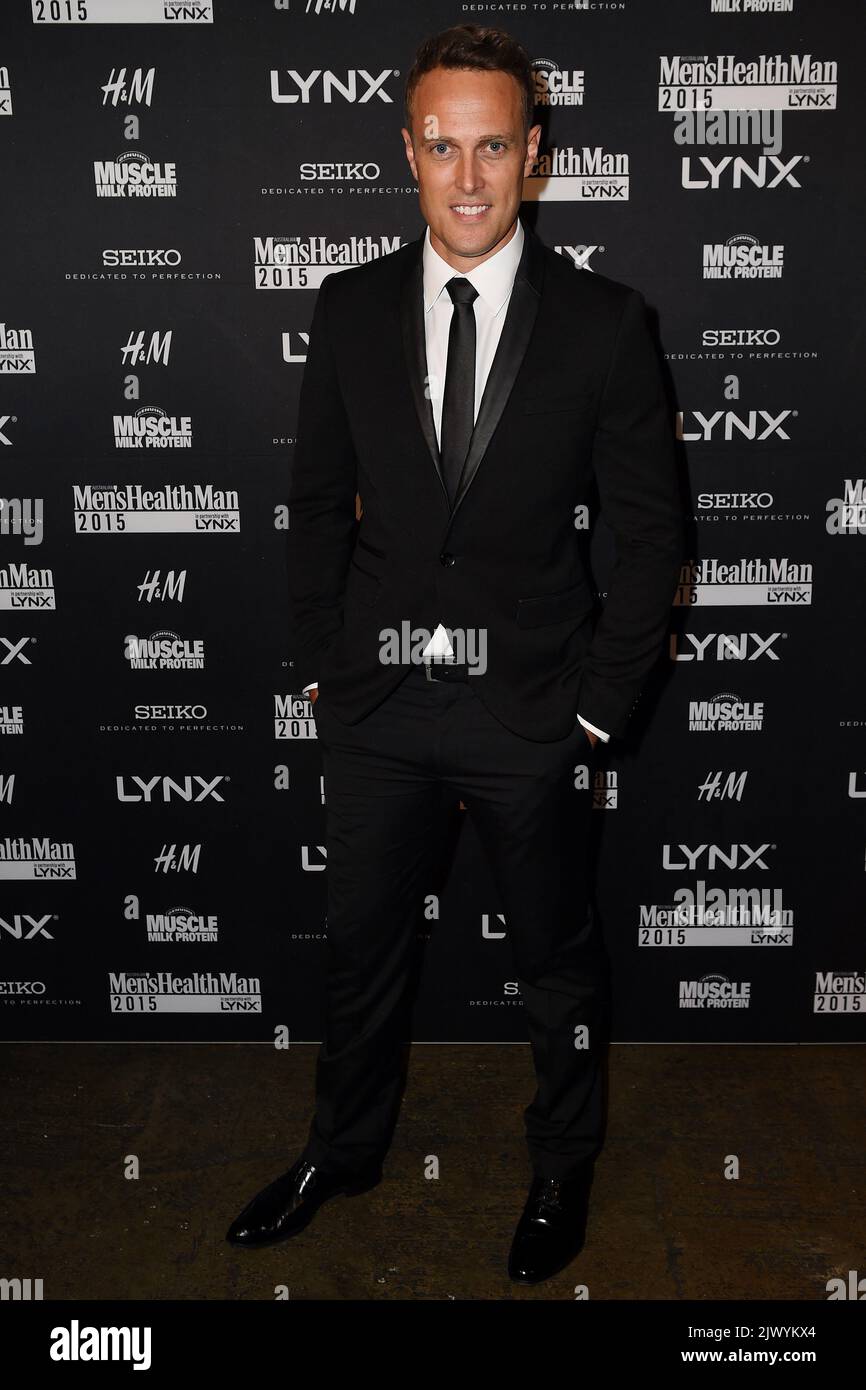 Television presenter Matt Shirvington arrives at the 2015 Men's Health ...