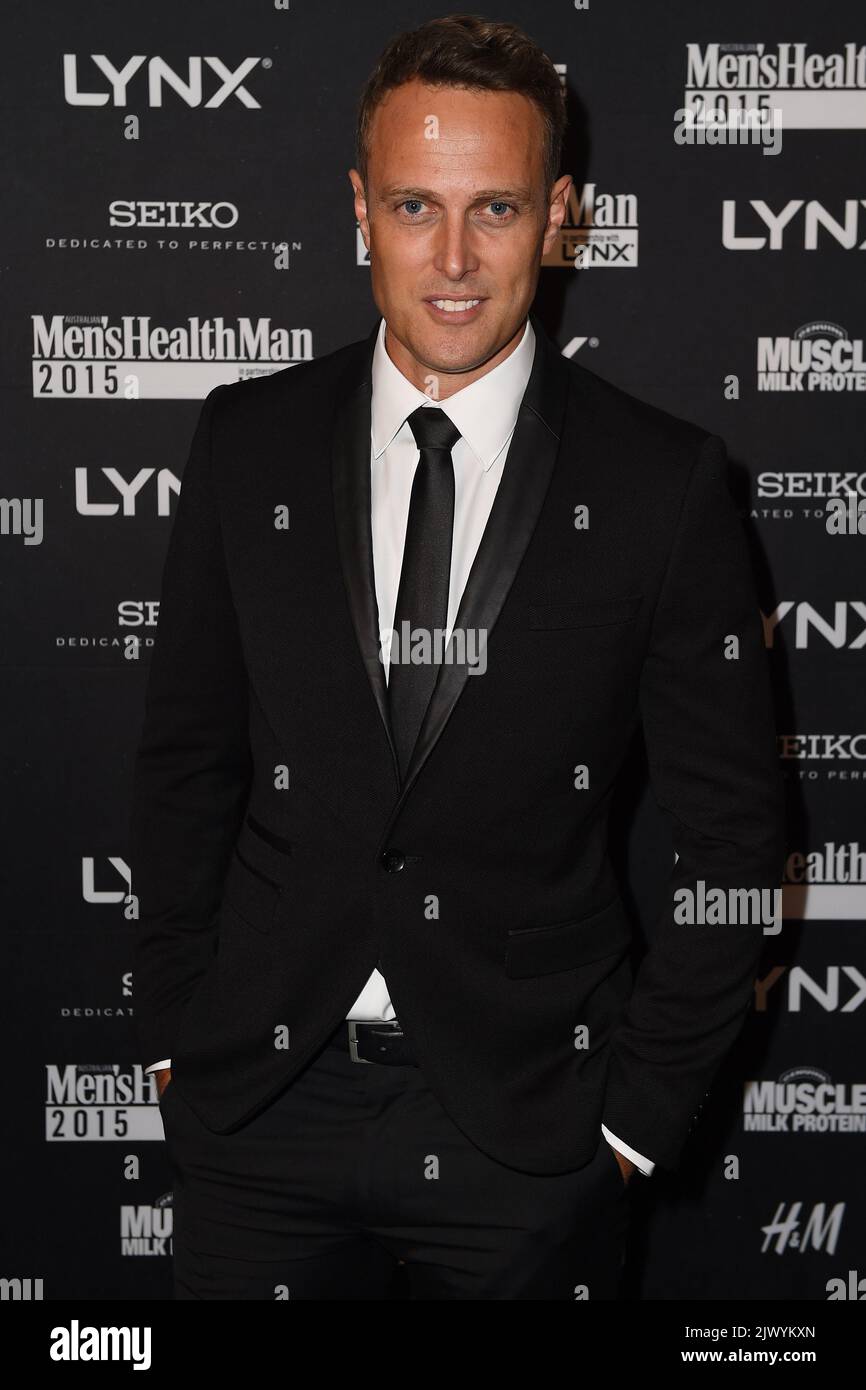 Television presenter Matt Shirvington arrives at the 2015 Men's Health ...