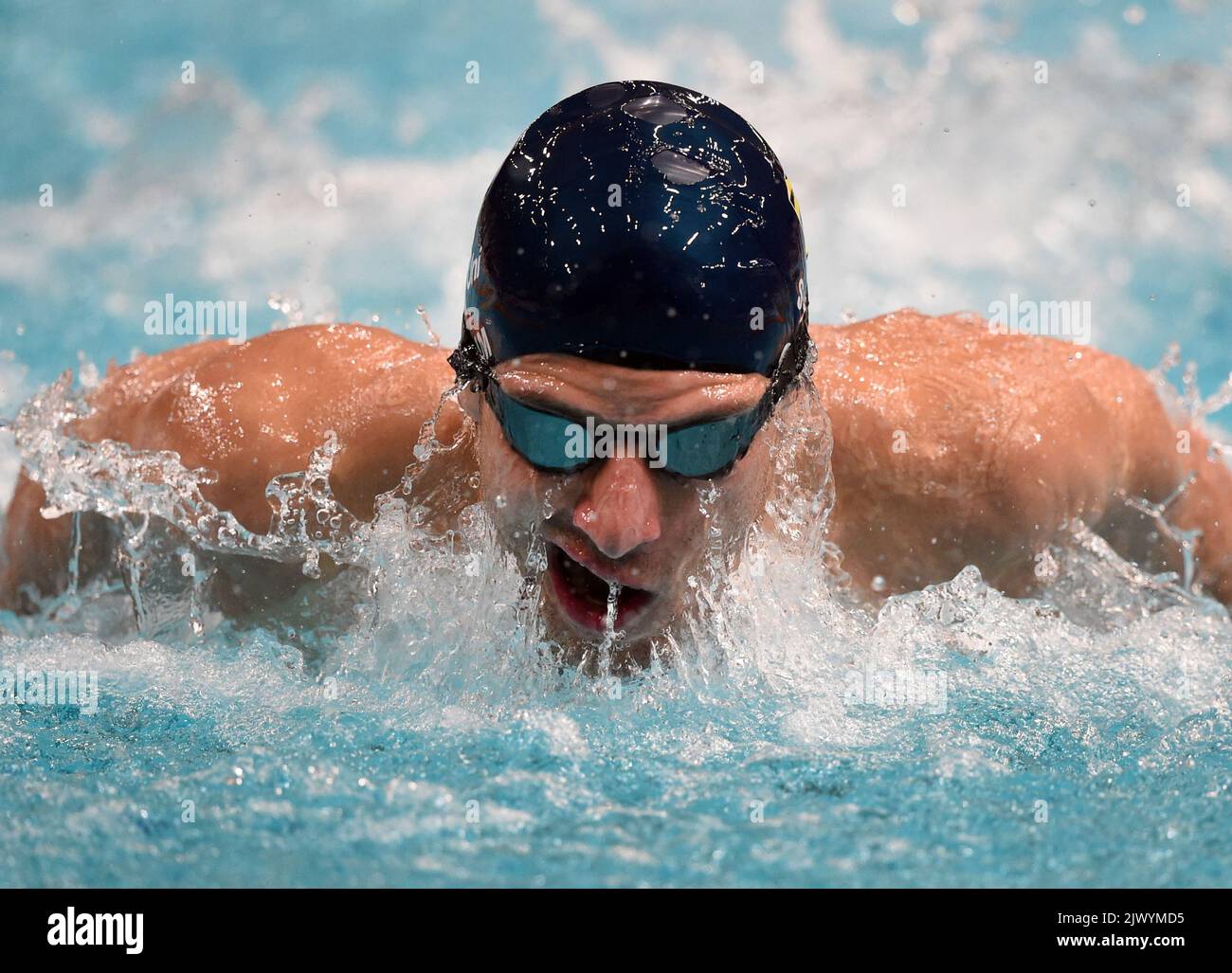 Kieran Qaium competes in the Men's 200m Butterfly Semi-Final at the ... Kieran Qaium competes in the Men's 200m Butterfly Semi-Final at the ...