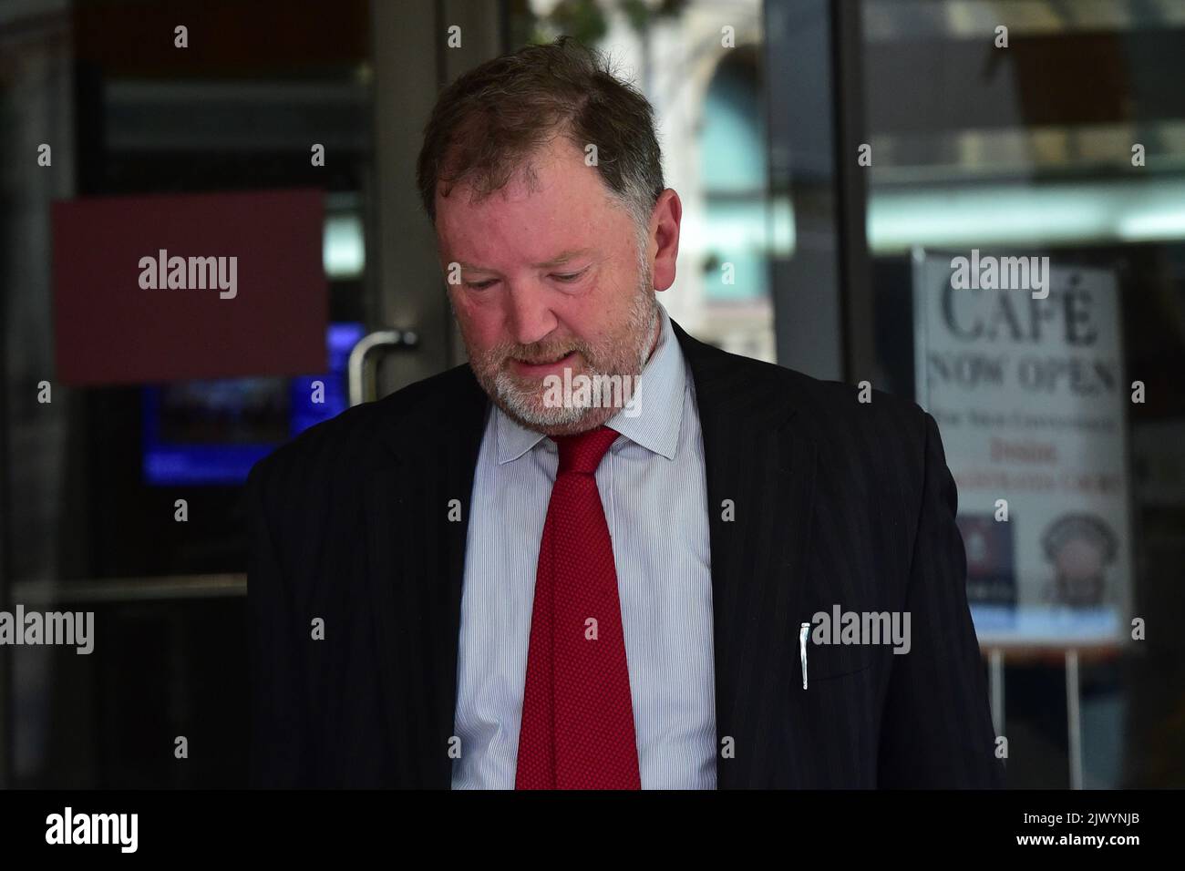 Lawyer Rob Starry leaves the Melbourne Magistrates Court in Melbourne ...